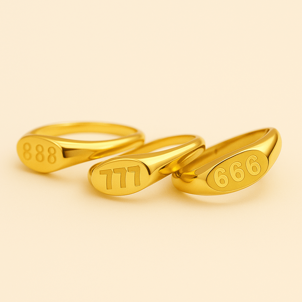 Angelica® Angel Number Signet Ring – Louise Carter